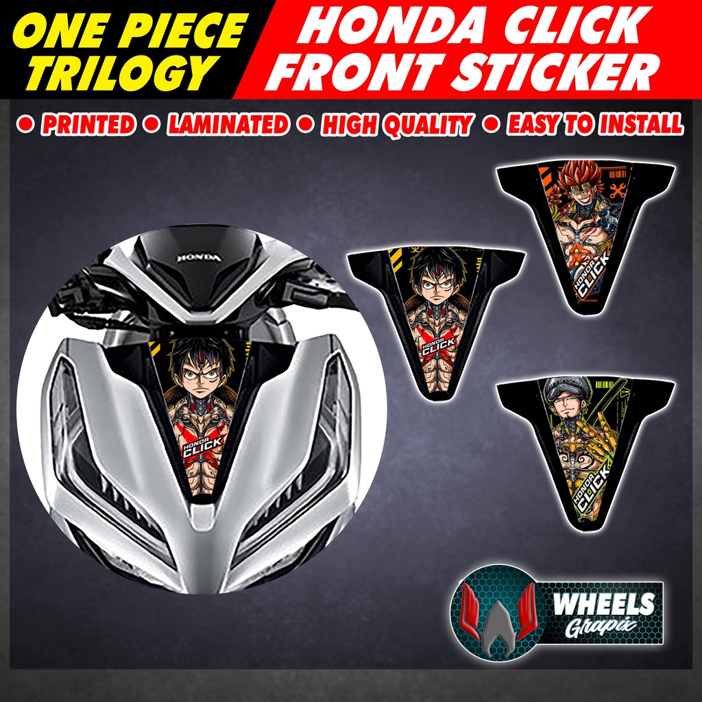 HONDA CLICK FRONT STICKER ONE PIECE | Shopee Philippines