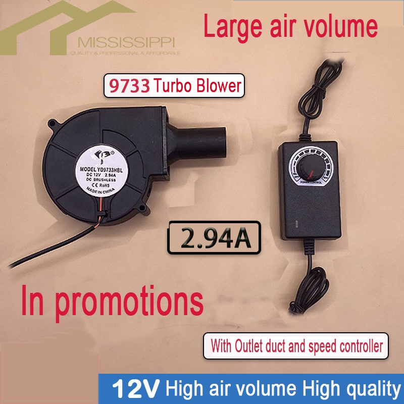 Blower Fan For Kalan Air Blower Kalan de uling 7000RPM DC 12V Portable ...