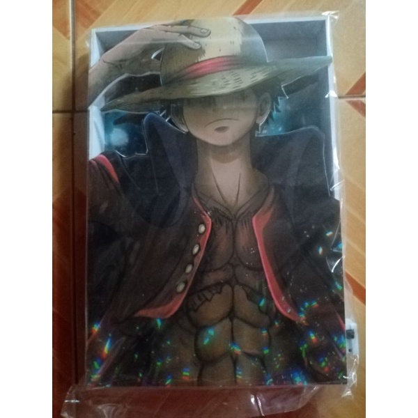 A4 one piece led luffy frame non working | Shopee Philippines