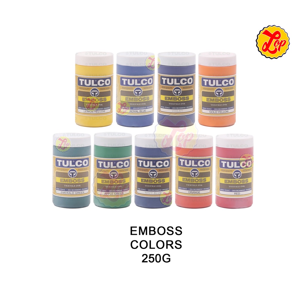 Waterbase Ink - Tulco Emboss Waterbase Ink 250g and 500g | Shopee ...