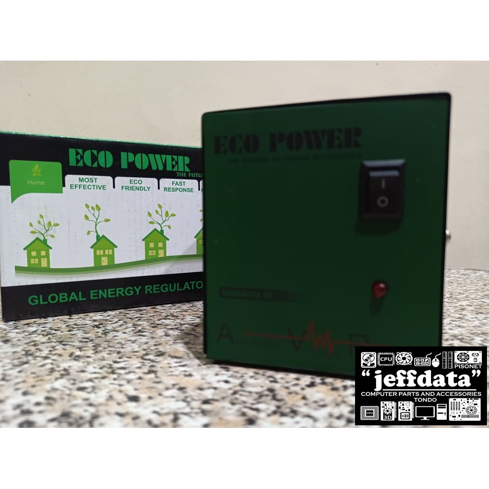 ☍Eco Power Avr 110V / 220V For Desktop ( Avr Aprildata Legit ) | Shopee ...