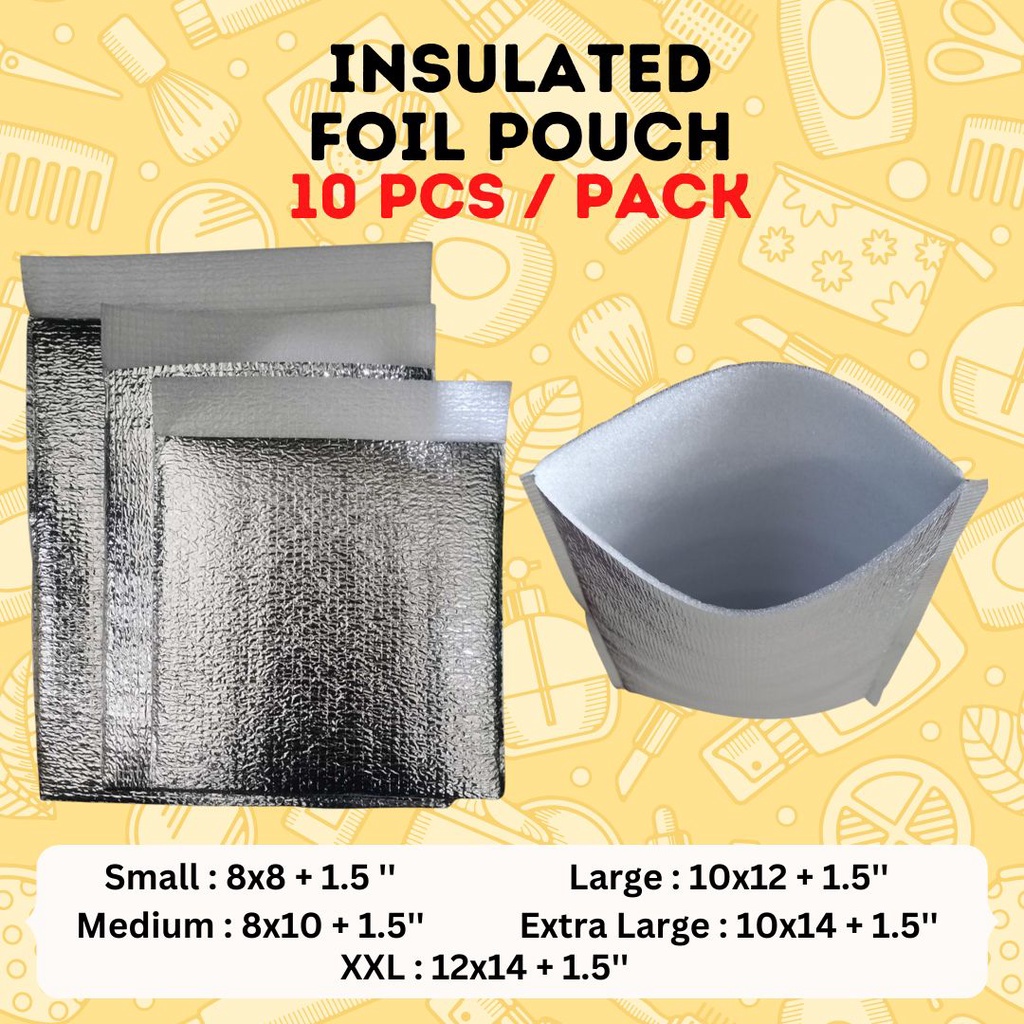 Insulated Thermal Pouch (10 pcs) | Shopee Philippines
