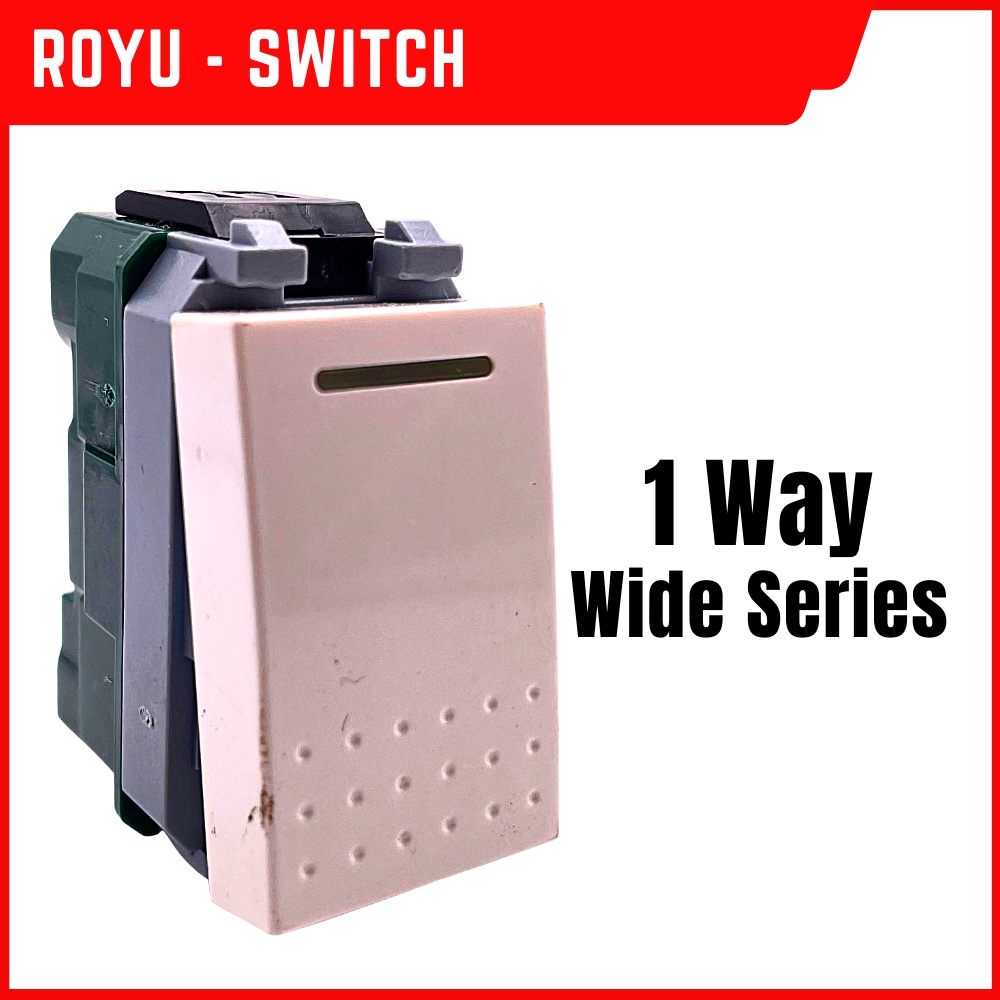 Royu Switch Wide Series (Available in 1 Way and 3 Way) | Shopee Philippines