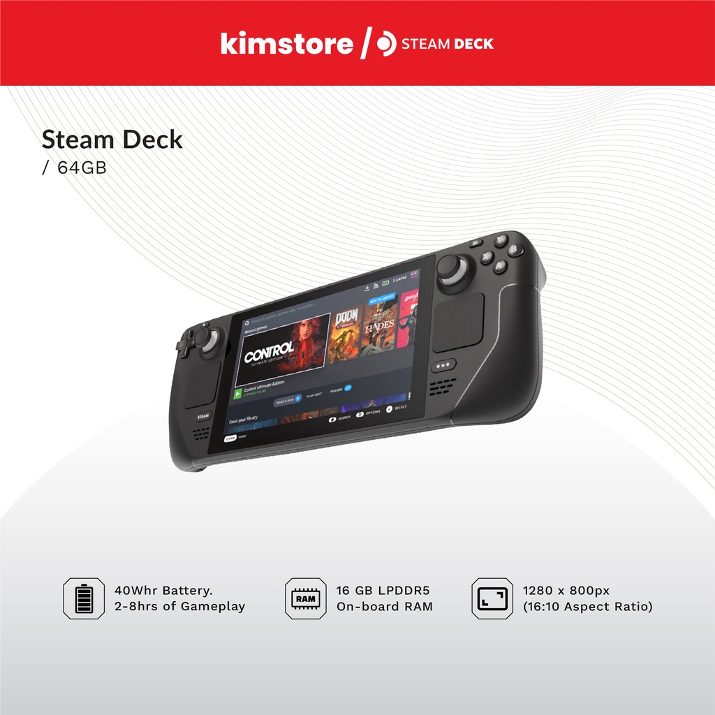 Steam Deck 64/256/512GB | Shopee Philippines