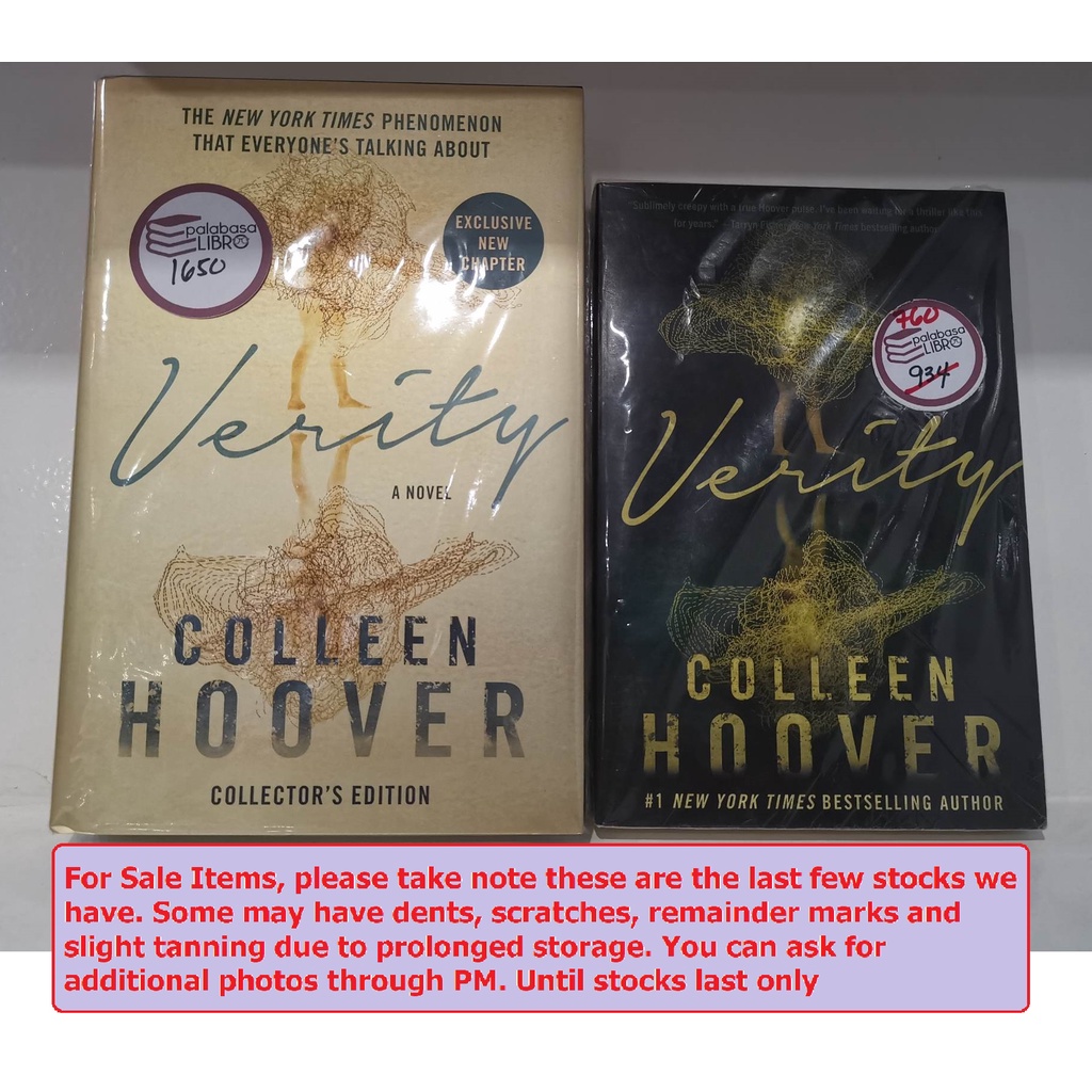 Verity by Colleen Hoover Paperback or Hardcover | Shopee Philippines