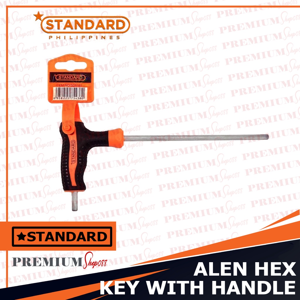 Standard T Allen Hex Wrench Key with Handle 3mm 4mm 5mm 6mm M3 M4 M5 M6 ...