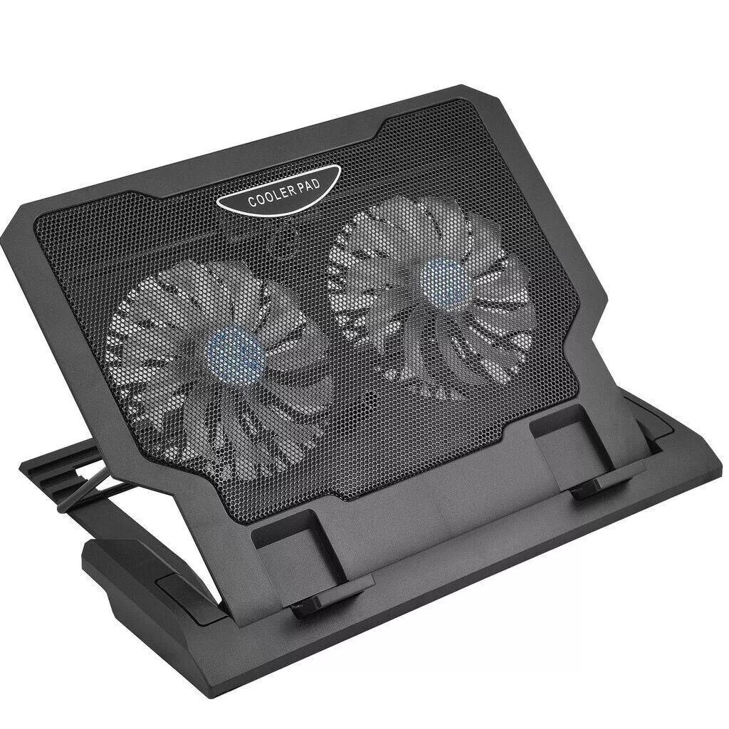 L136 Laptop Cooling PadS 2 LARGE FANS LAPTOP COOLER LAPTOP STAND 12-15 ...