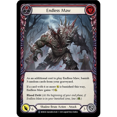 Endless Maw (MONARCH FLESH AND BLOOD TCG) | Shopee Philippines