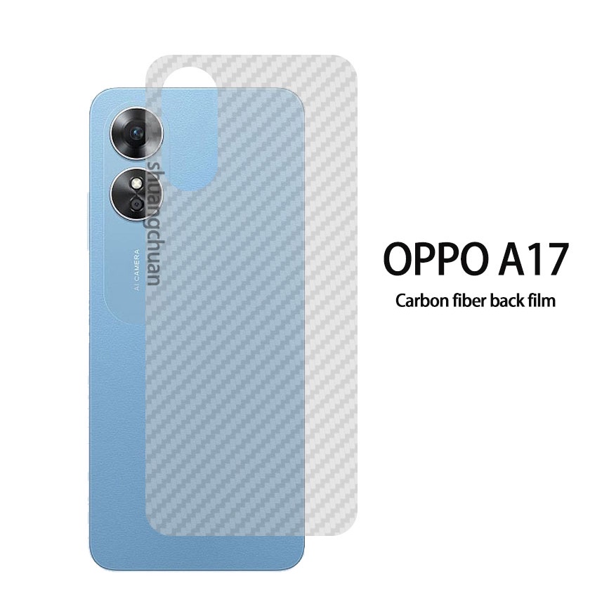 OPPO A17 Carbon Fiber Back Film A17K A16 A16S A16K A15 3D Hand Feel ...