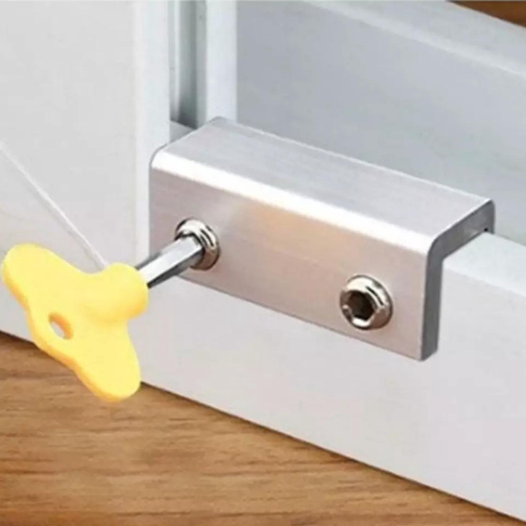 Adjustable Alloy Window Safety Lock Protective Doors Window Lock ...