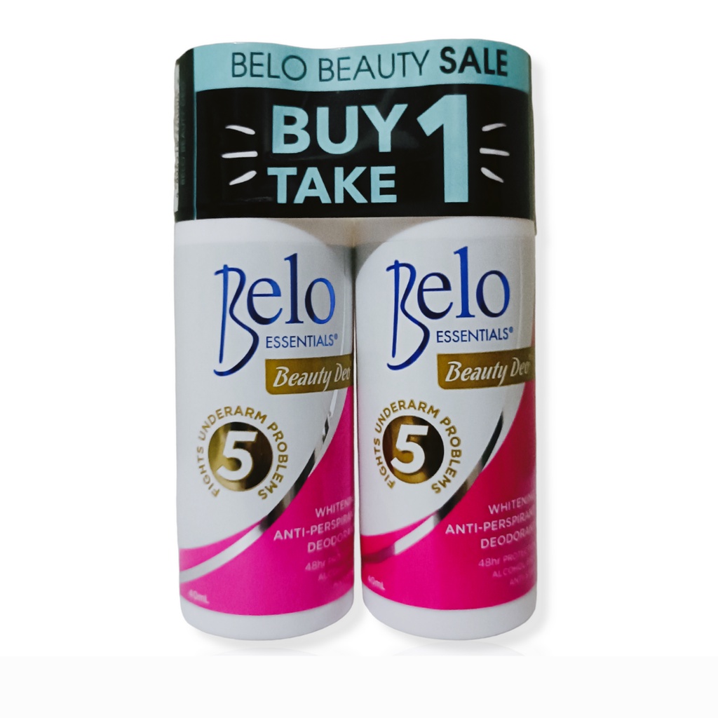 Bundle of 2 Belo Essentials Beauty Deo Whitening Antiperspirant Alcohol ...