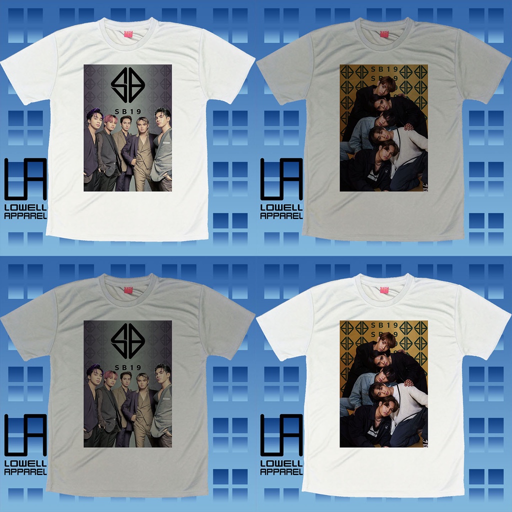 SB19 A'tin Ken Justin Stell Pablo Josh Cullen Ppop Boy Band Tshirt ...