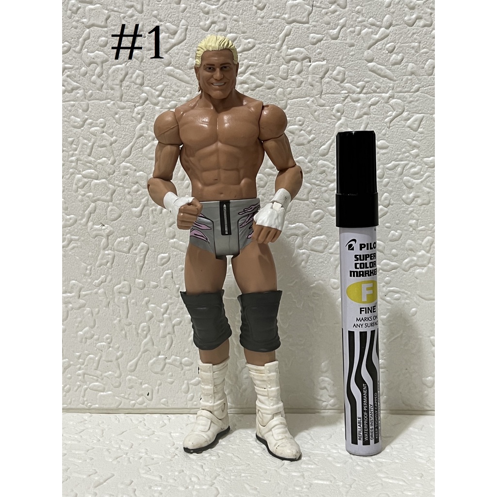 WWE Zack Ryder, Dolph Ziggler,Wade Barrett,Heath Slater,Chad Gable Mattel Basic Action Figure ...