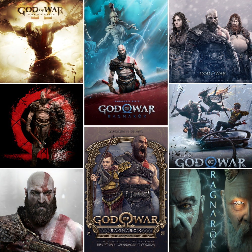 God of War Ragnarok Poster A4 Size | Shopee Philippines