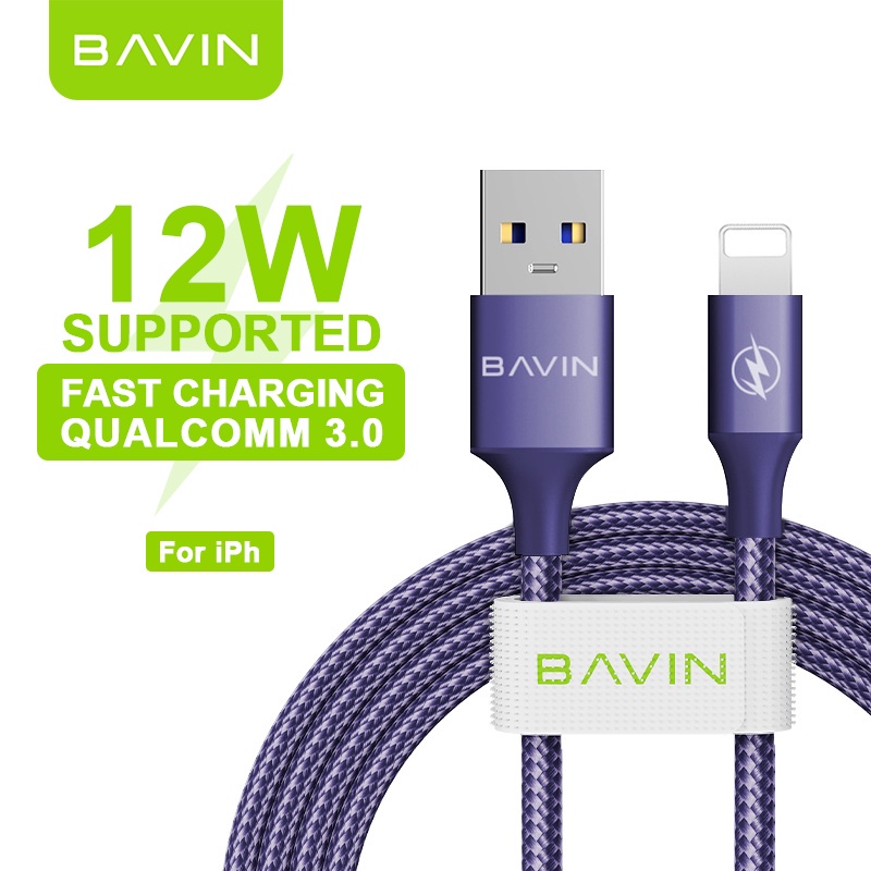 Original BAVIN 60W / 30W / 18W / 12W Fast Charging Data Cable Nylon ...