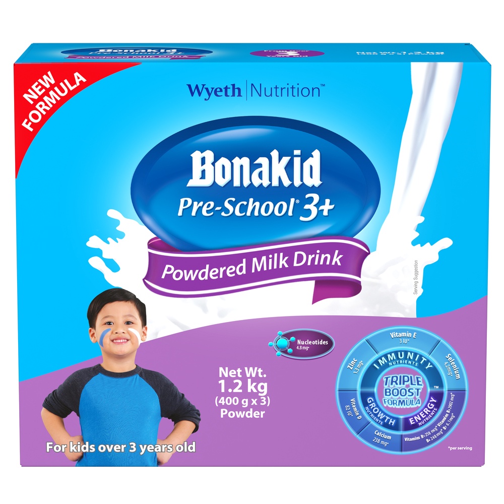 BONAKID PRE-SCHOOL 3+ PRE-SCHOOL® 3+ Stage 4 Powdered Milk Drink for ...