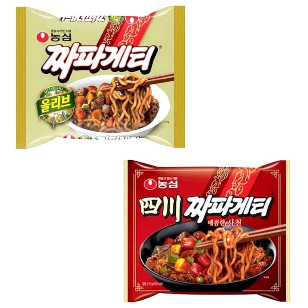 NONGSHIM JJAPAGHETTI RAMEN 140G ( CHAPAGHETTI / JJAJANGMYEON / SPICY ...