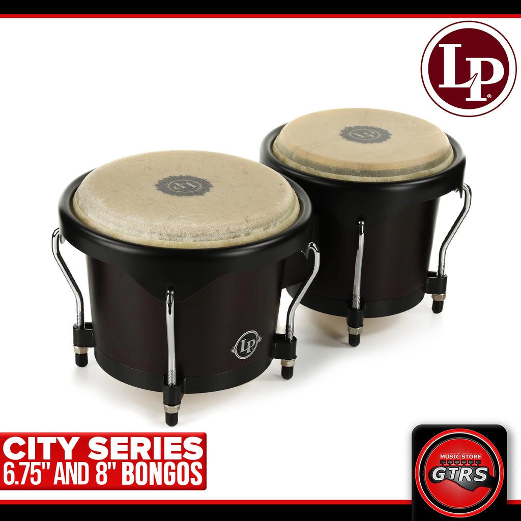 LP® City® Series 6" and 7" Bongos Latin Percussion Instruments LP City ...