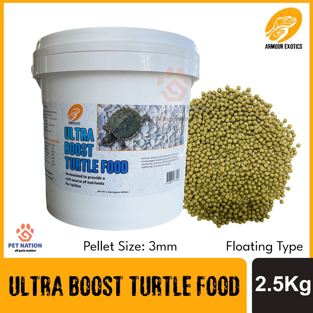 Armour Exotics Ultra Boost Turtle Food 800g Floating Turtle Food Turtle ...