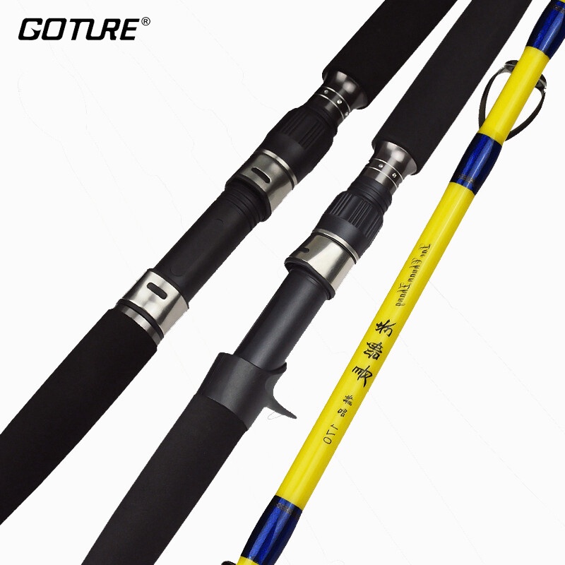 Old Captain Slow Jigging Rod Chinese Version【50-350g/15-40lb】Solid Tip ...