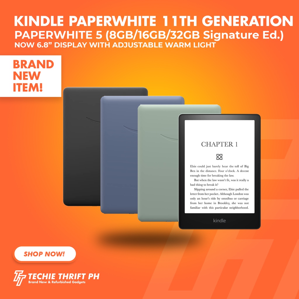 Kindle Paperwhite 11th Generation (Paperwhite 5) 8GB/16GB/32GB ...