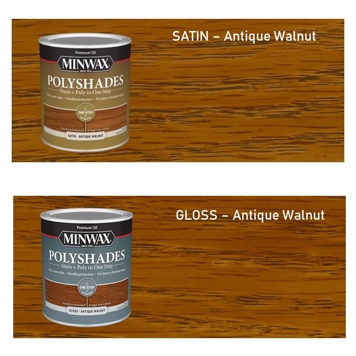 Minwax Polyshades Wood Stain + Polyurethane Finish, 32 fl. oz. (946 ml ...