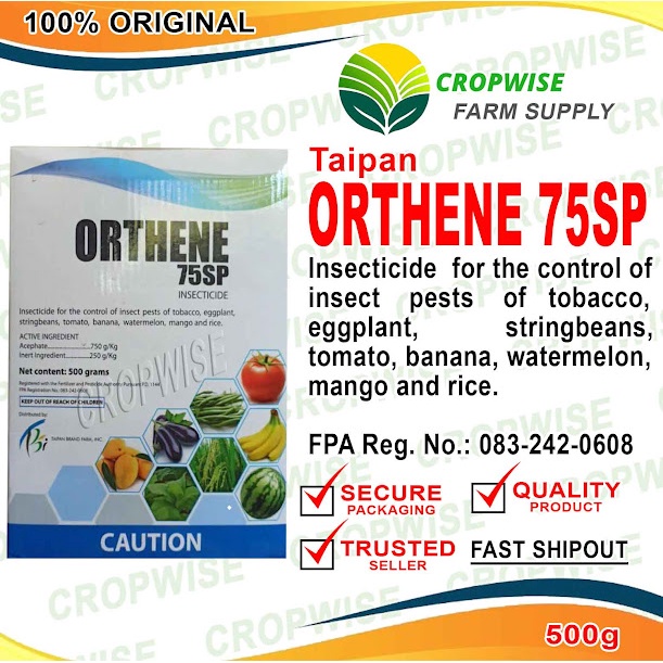 Orthene 75SP Insecticide 500g (Taipan Brand Farm) | Shopee Philippines