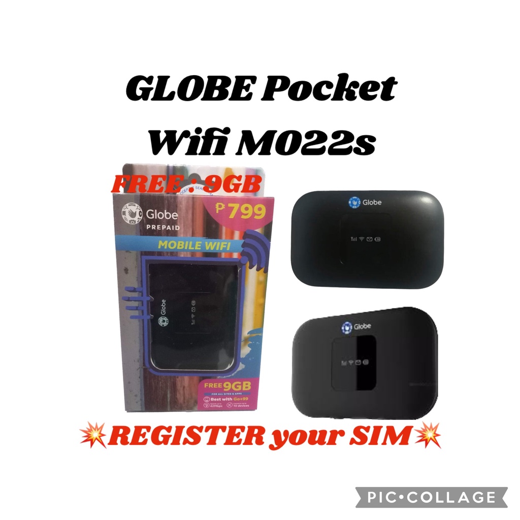 Globe Prepaid Pocket Wifi LTE-Advanced M272T and LTE M022s | Shopee ...