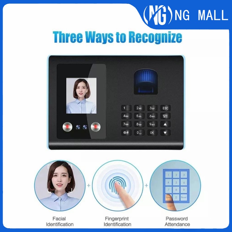 NG Intelligent Attendance Machine Fingerprint Face Password Recognition ...