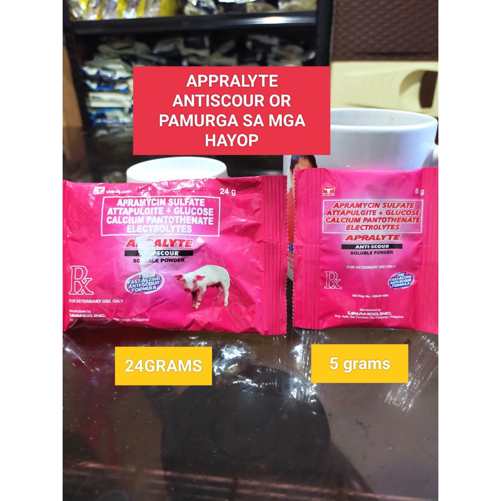 APRALYTE ANTI SCOUR WATER SOLUBLE SA PAGTATAE 6 GRAMS AND 24GRAMS ...