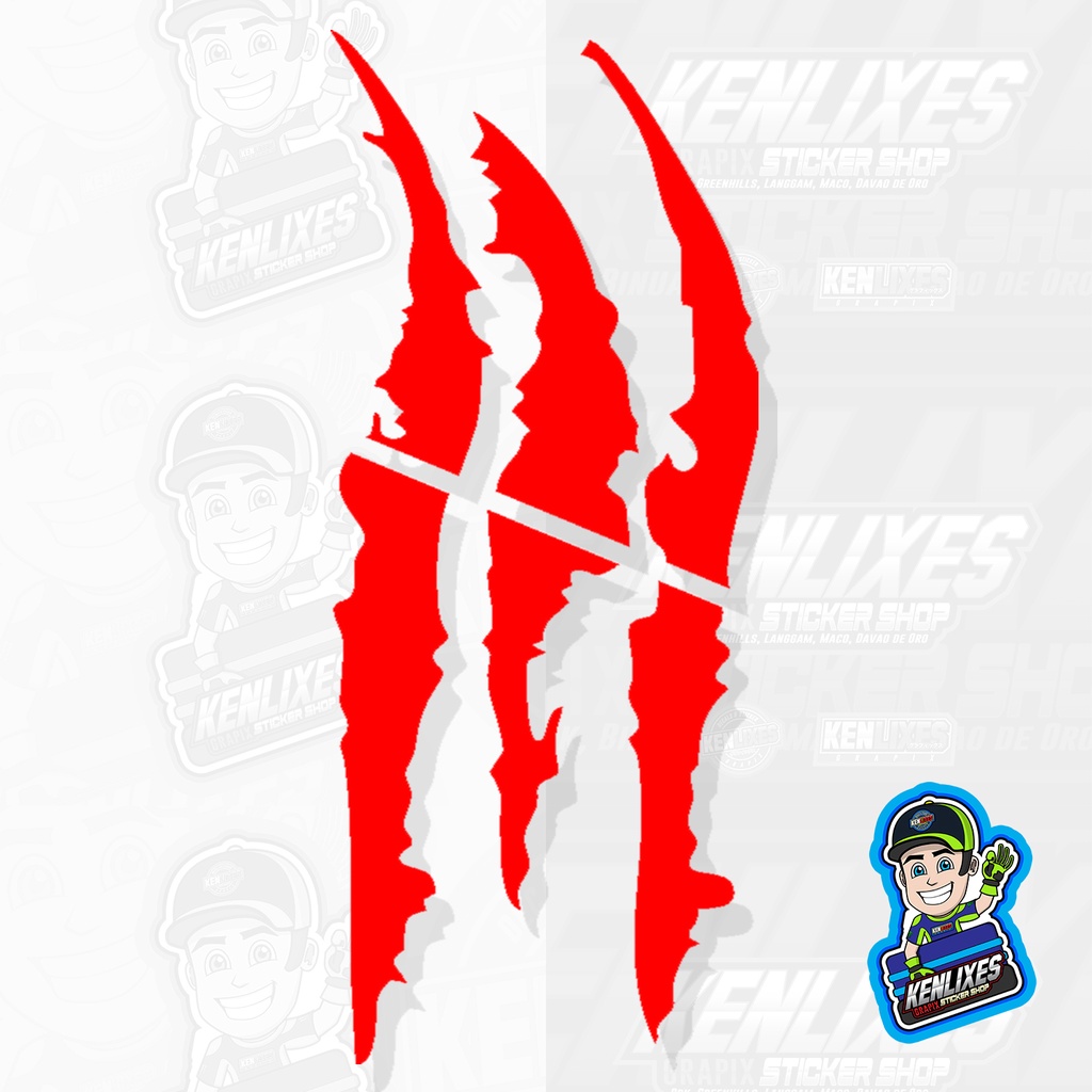 Scratch Vinyl Sticker Decals (Cut-Out) | Shopee Philippines