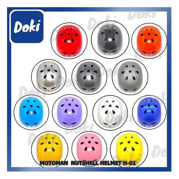 [DOKI MOTO] MOTOMAN NUTSHELL HELMET H-01 | Shopee Philippines