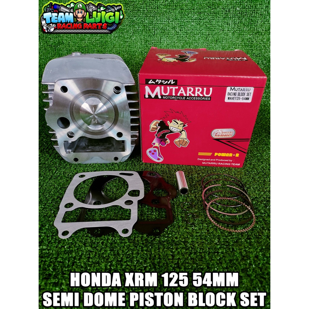 MUTARRU HONDA XRM 125 54MM SEMI DOME PISTON CYLINDER BLOCK SET | Shopee ...