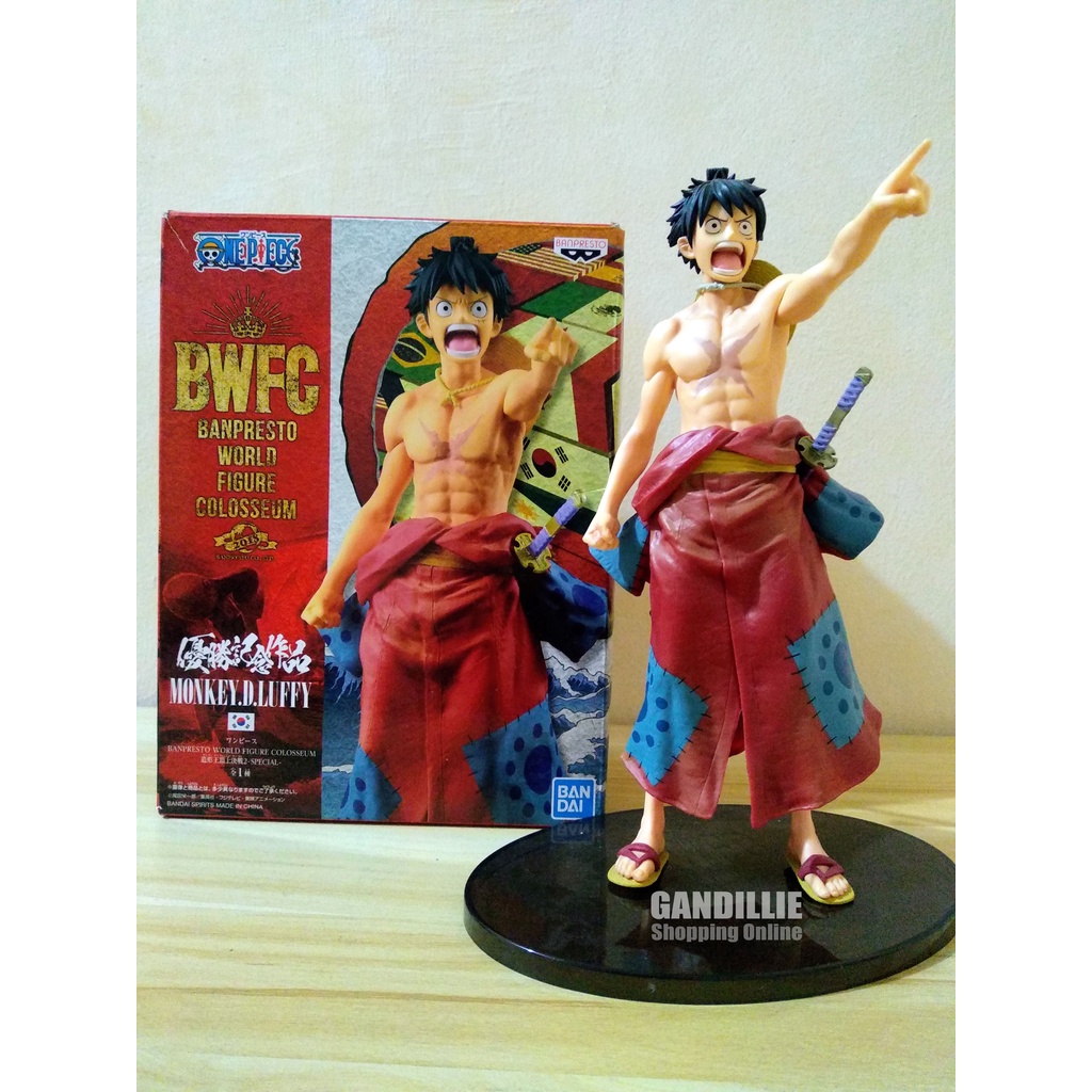 One Piece MONKEY D LUFFY WANO BWFC Authentic Figure | Shopee Philippines