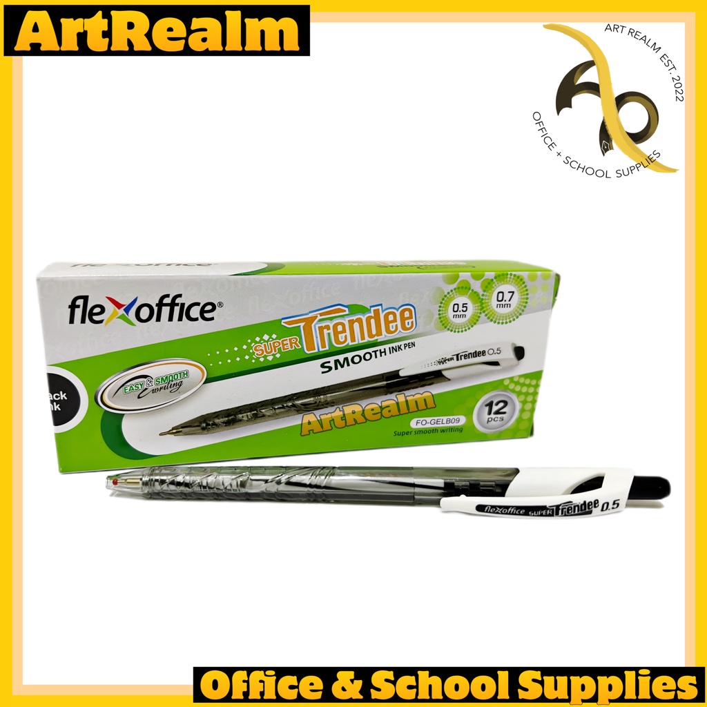 Flexoffice Super Trendee Smooth Ink Pen [0.5mm] | Shopee Philippines