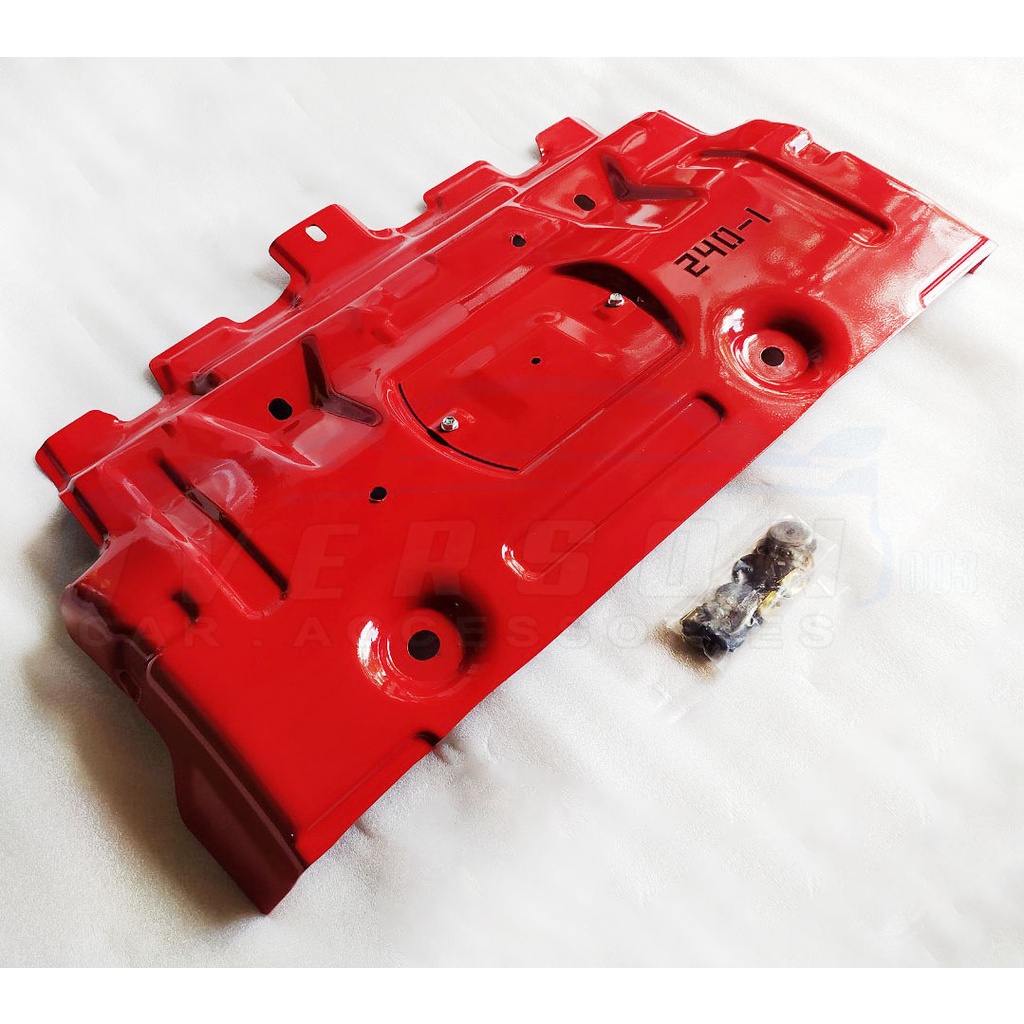 Toyota Prado 2010 Red Skid Plate Metal Skidplate | Shopee Philippines