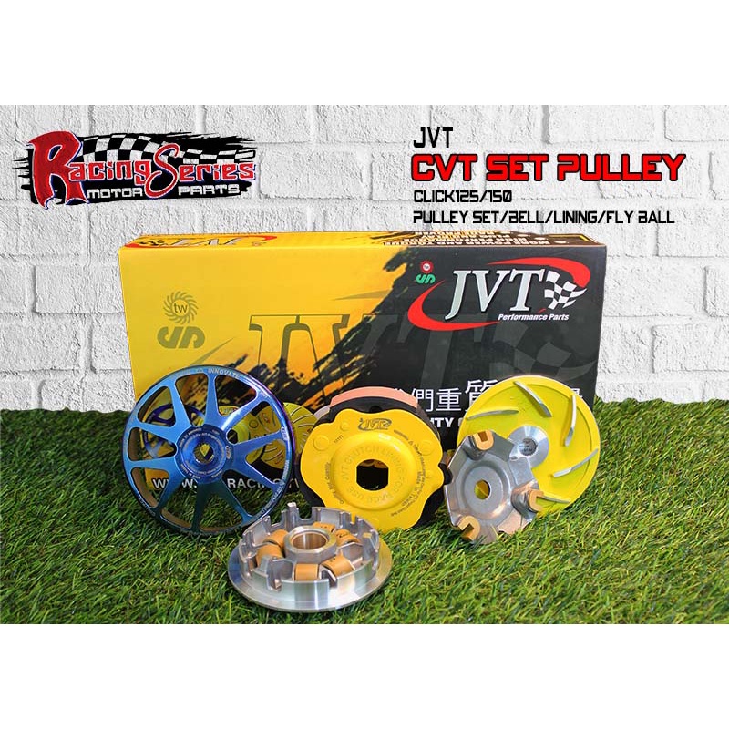 JVT cvt set click125/150 pulley set/bell/lining/fly ball | Shopee Philippines