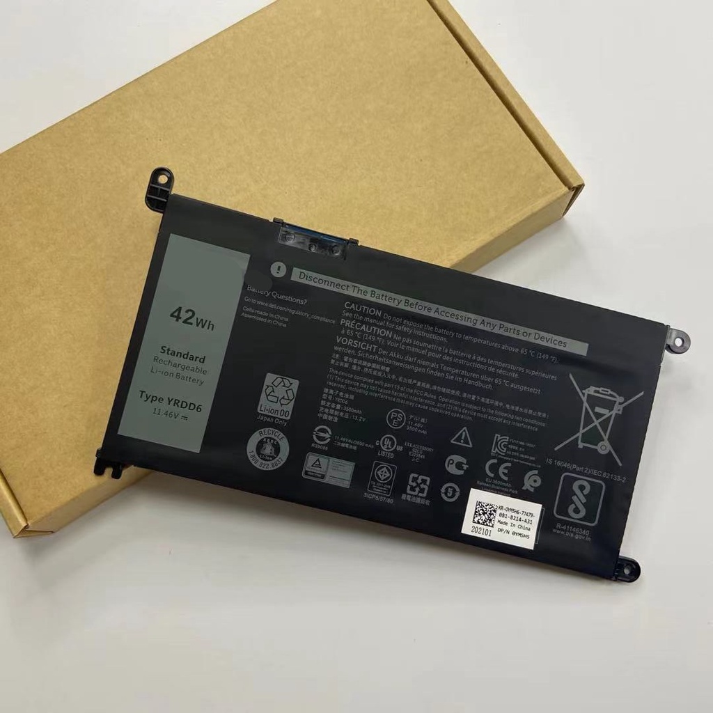 YRDD6 Battery For Dell Inspiron 14-5482 5468 5471 5481 15-5000 5568 ...