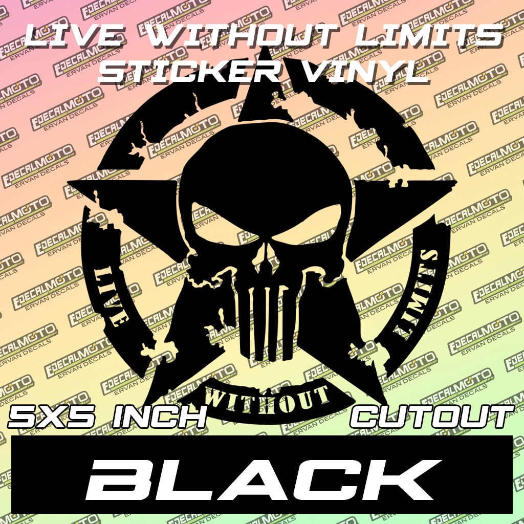 LIVE WITHOUT LIMITS ARMY STICKER VINYL DECALS CUTOUT | Shopee Philippines