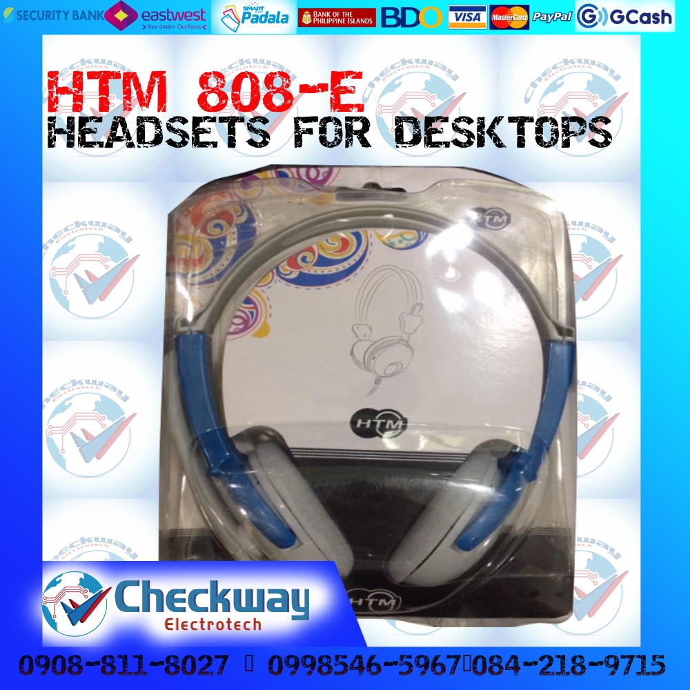 HTM 808 Pisonet Headset - Easy to Use and Loud Sound - Standard Headset ...