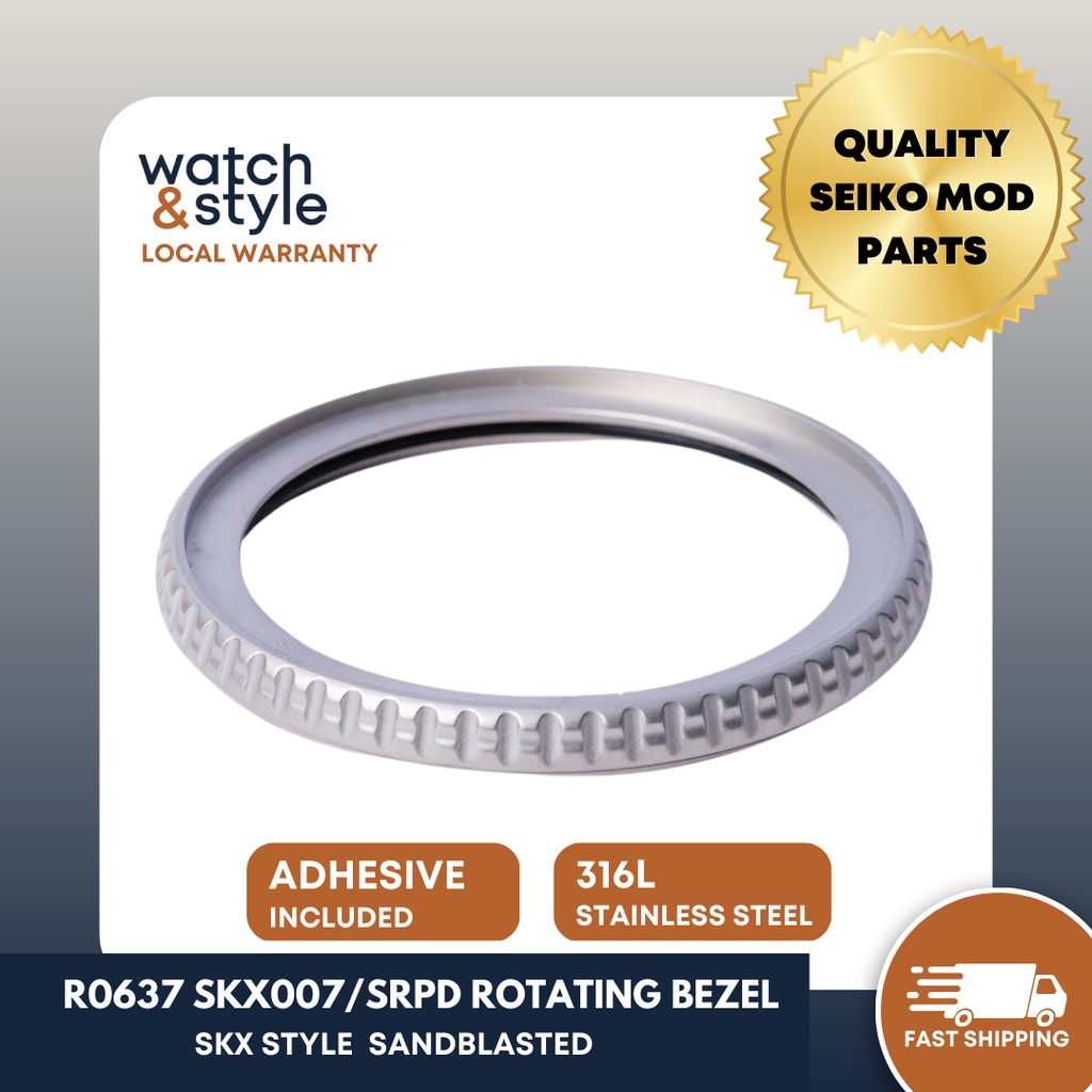 R0637 SKX007 SKX Style Rotating Bezel - Sandblasted | Shopee Philippines