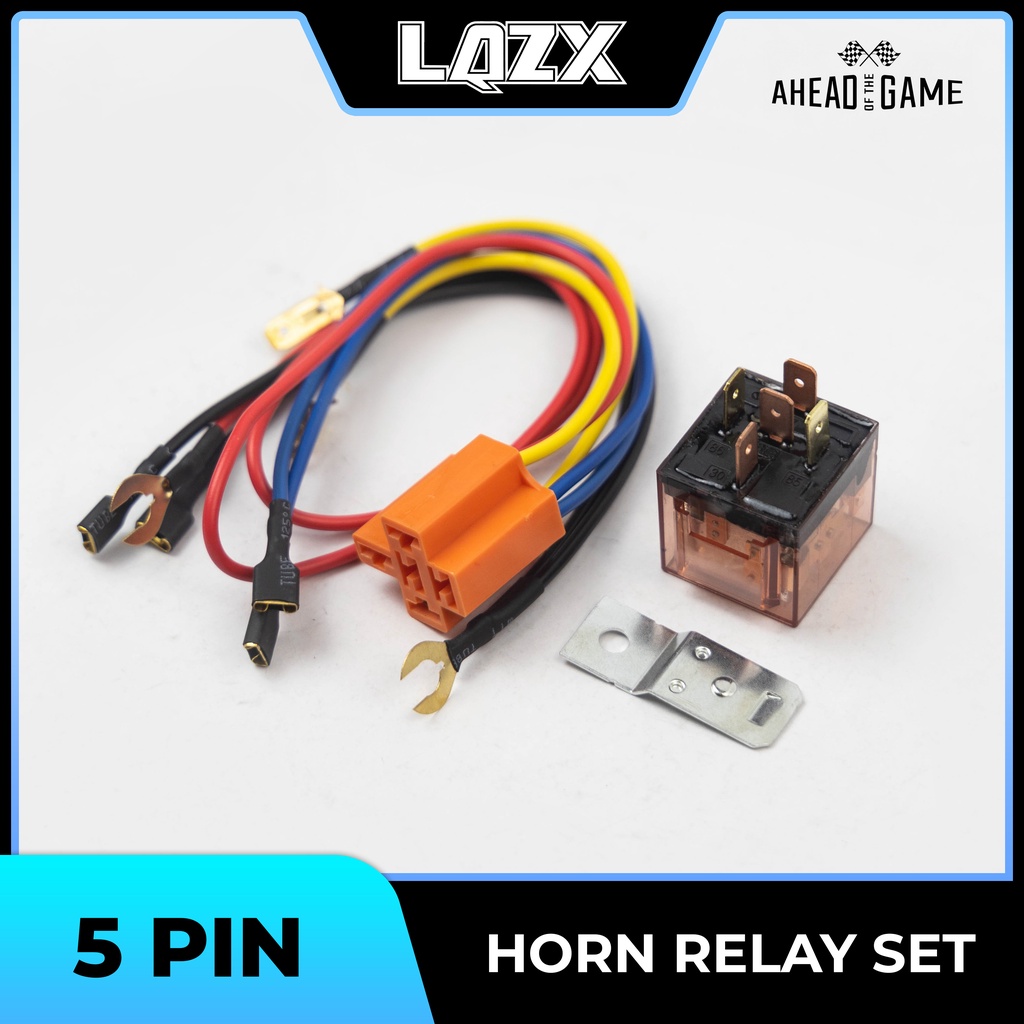HORN RELAY / MINI DRIVING LIGHT RELAY W/ TRANSPARENT SOCKET 4PIN/5PIN ...