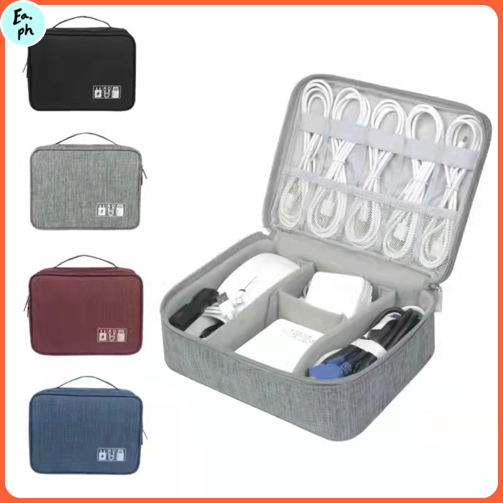 USB Cable Bag Portable Organizer Pouch Travel Gadget Pouch Travel ...