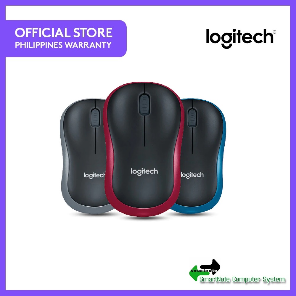 Logitech M185 Wireless Mouse,2.4GHz with USB Mini Receiver,1000 DPI ...