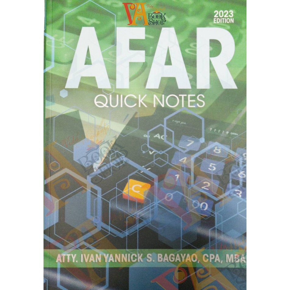 AFAR Quick Notes 2023 Edition by Atty. Ivan Yannick Bagayao, CPA, MBA ...