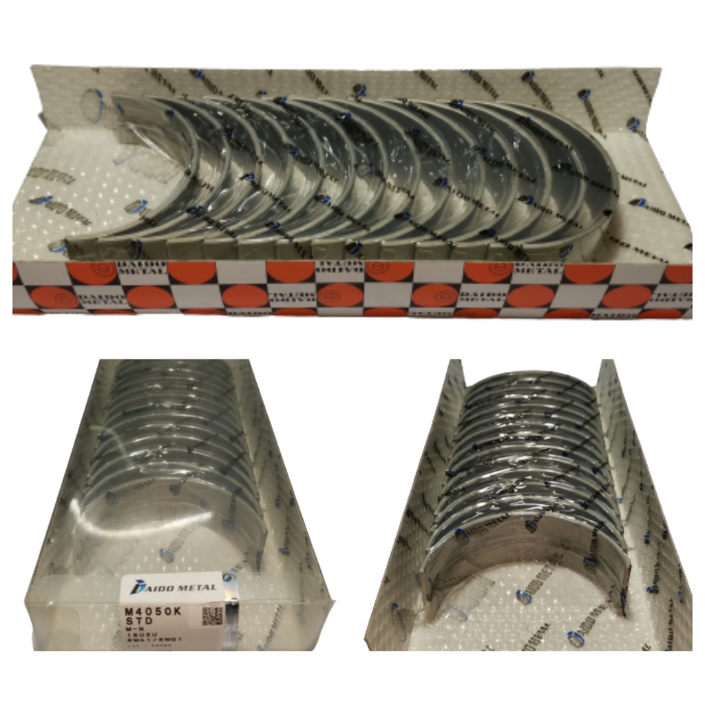 DAIDO Main Bearing For ISUZU 6WA1 / 6WG1 / 6WF1 (M4050) | Shopee ...