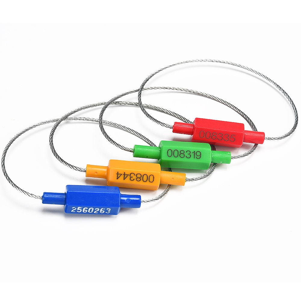 High Security Cable Seals Truck Tags 1.8mm Numbered Galvanized Steel ...