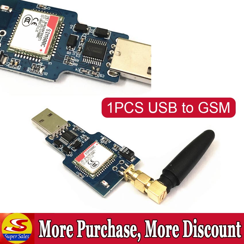 【SuperSales】USB To GSM GPRS SIM800C Wireless Bluetooth Computer Control ...