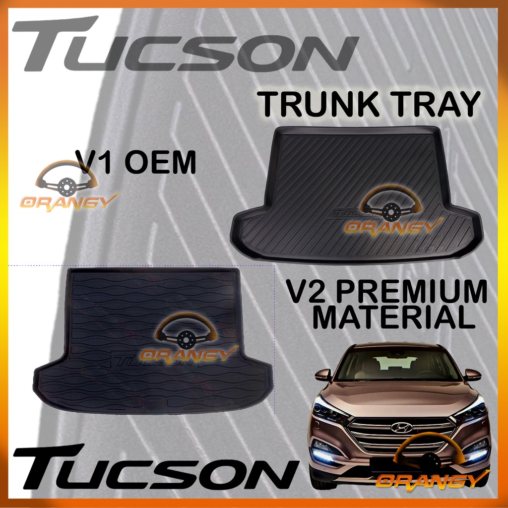 Tucson 2016 to 2022 OEM Trunk Cargo Tray V1 OEM/V2 PREMIUM MATERIAL ...