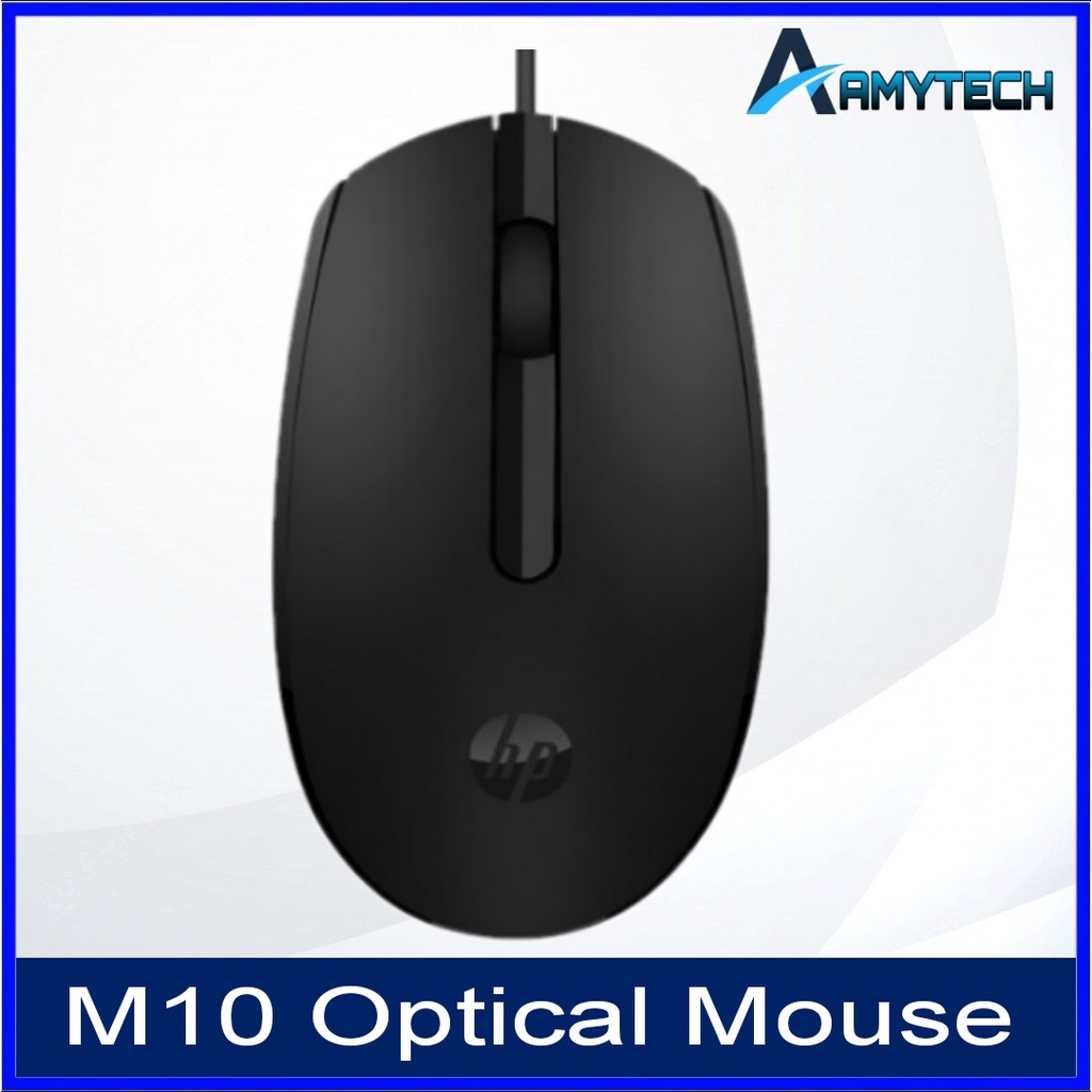 HP M10 USB OPTICAL WIRED 1000DPI MOUSE | Shopee Philippines